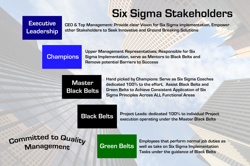 The Roles Of Different Belt Colors In Six Sigma The Roles Of Different Belt Colors In Six Sigma